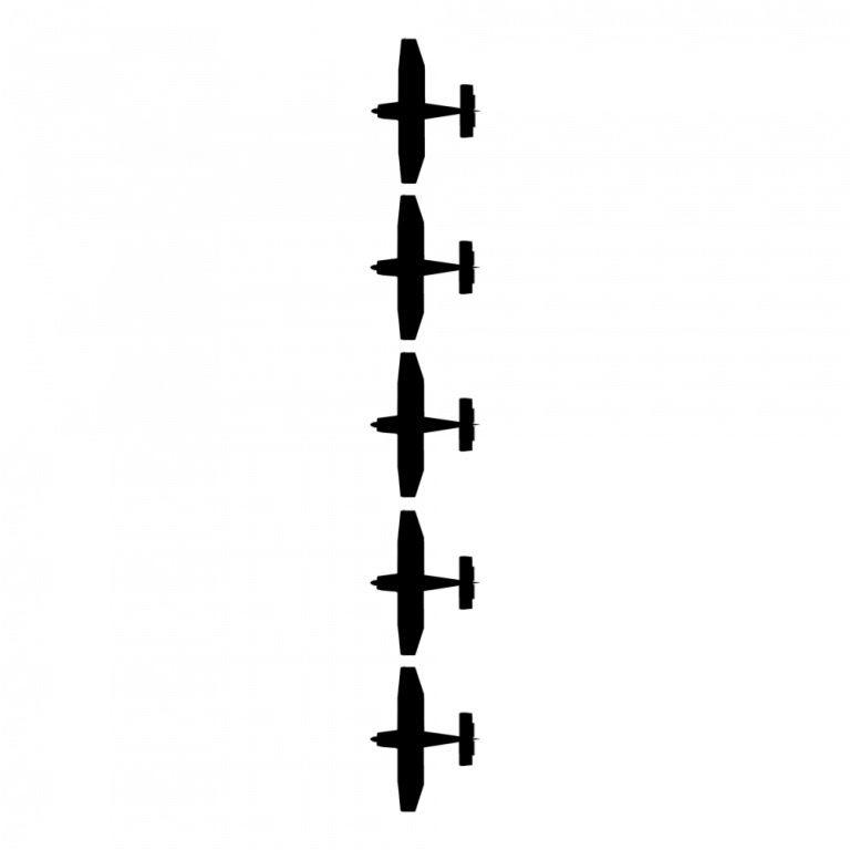 Line Abreast - Victor Romeo Formation